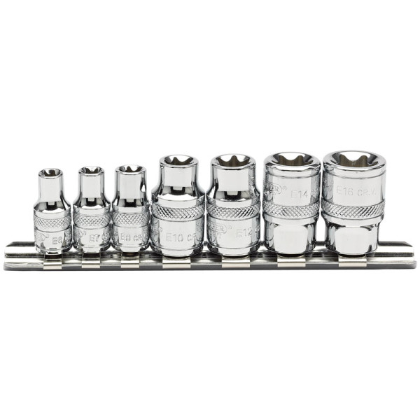 TX STAR SOCKET SET 1/4inch -3/8inch DR